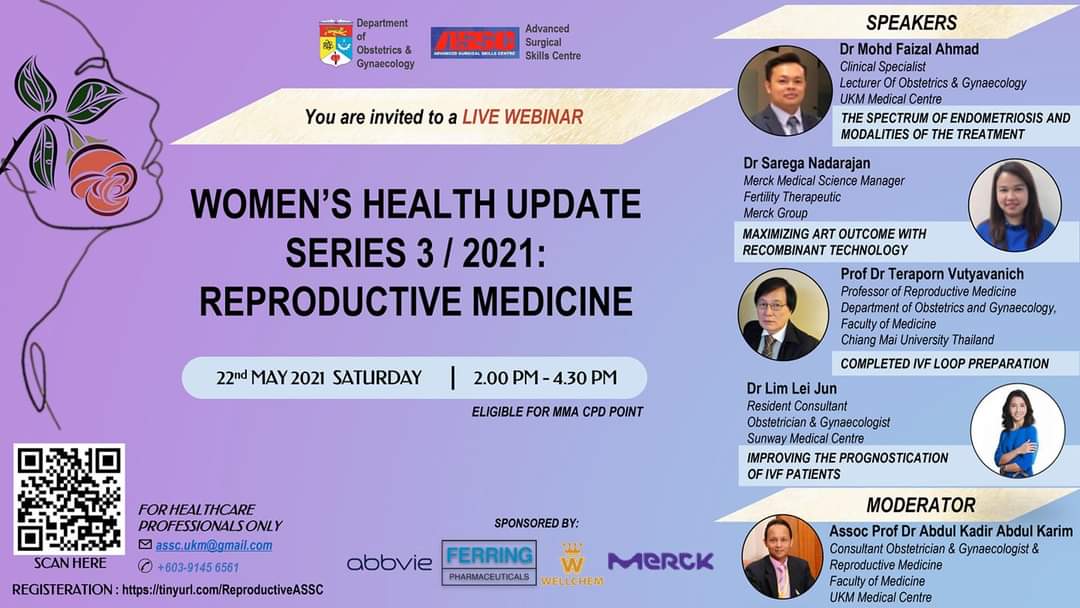 Webinar Women Health Update Series 3/2021 : Reproductive Medicine ...