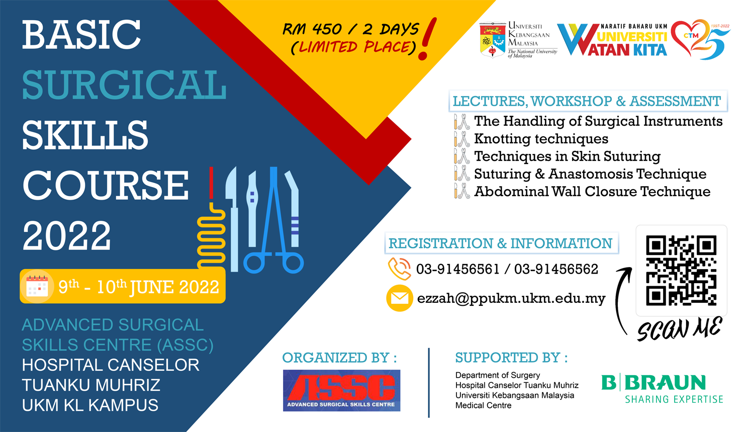 Pendaftaran dibuka: Basic Surgical Skills Course 2022 – Advanced ...