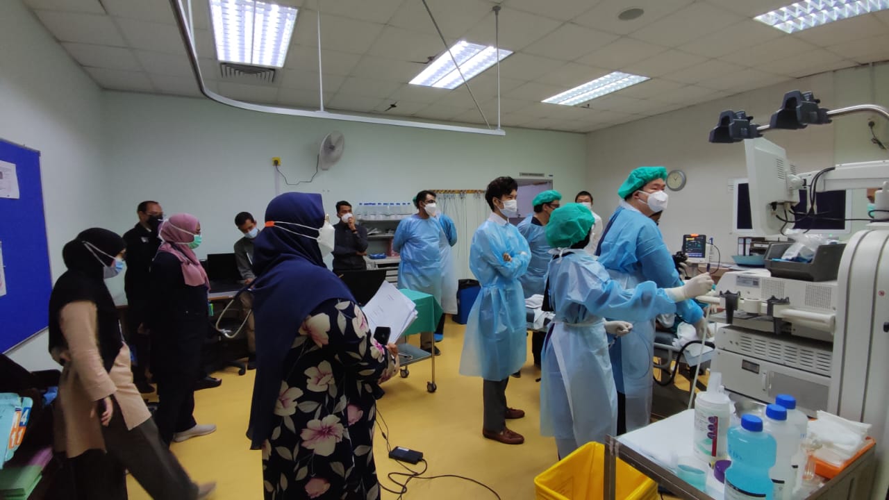 Demonstrasi Prosedur Endoskopi Teknologi A.I – Pusat Perkhidmatan Endoskopi