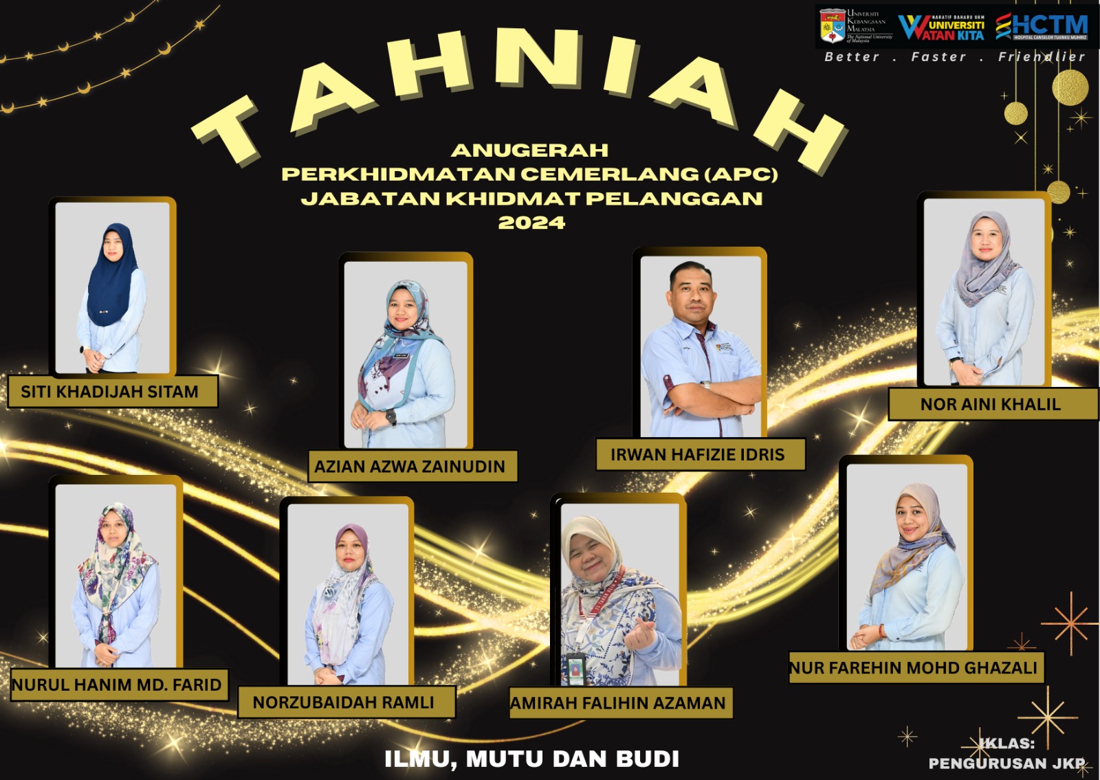 UCAPAN TAHNIAH : PERKHIDMATAN ANUGERAH PEKERJA CEMERLANG. – Jabatan Khidmat Pelanggan