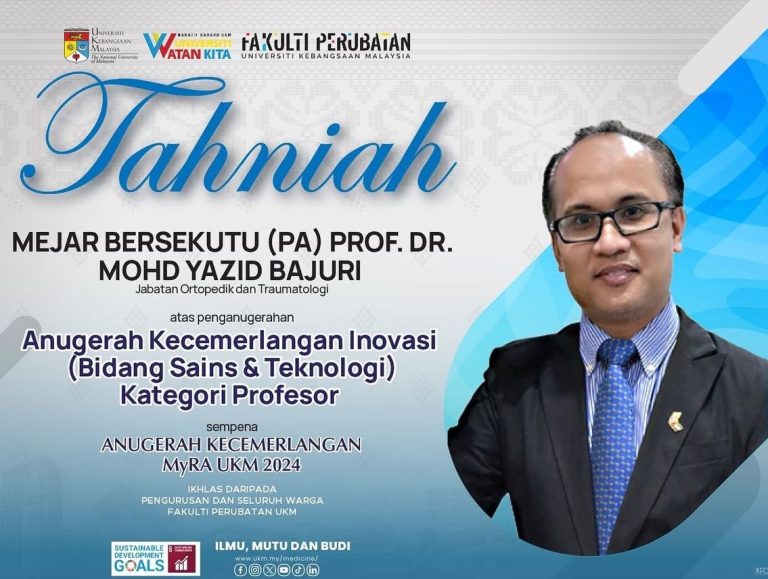 Tahniah YBhg. Mejar Bersekutu (PA) Prof. Dr. Mohd Yazid Bajuri ...